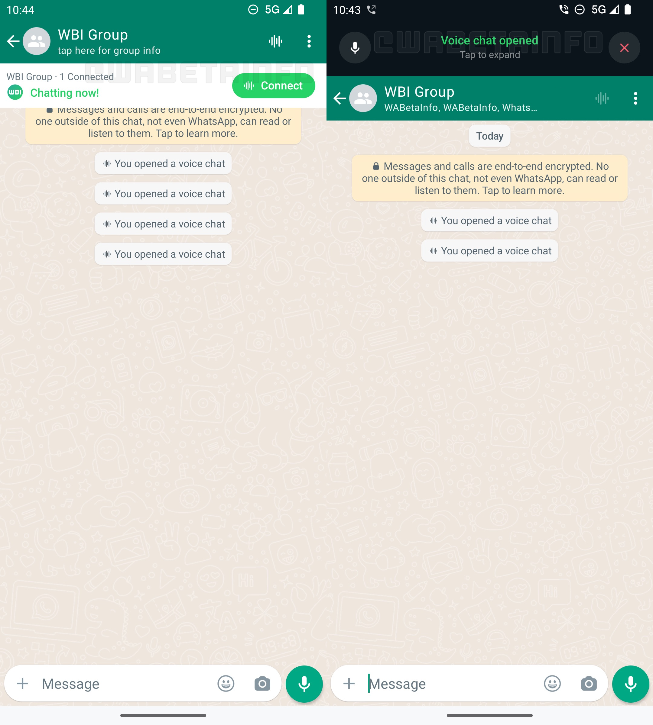 WhatsApp Groups සඳහා Voice Chat පහසුකම නුදුරේදීම